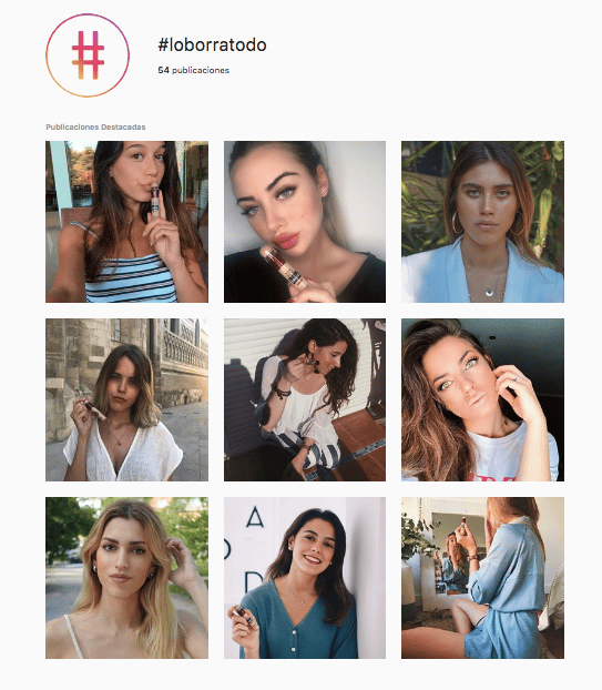 Las beauty influencers lo borran todo en Instagram con Maybelline ...